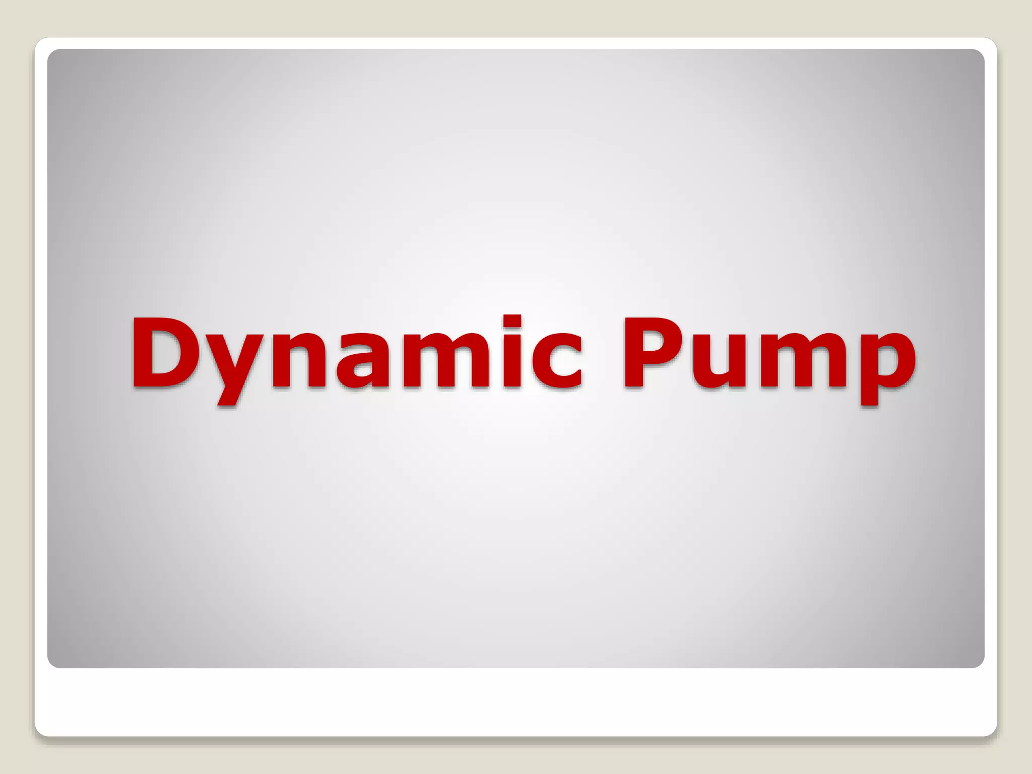 Pump Basics Pptx