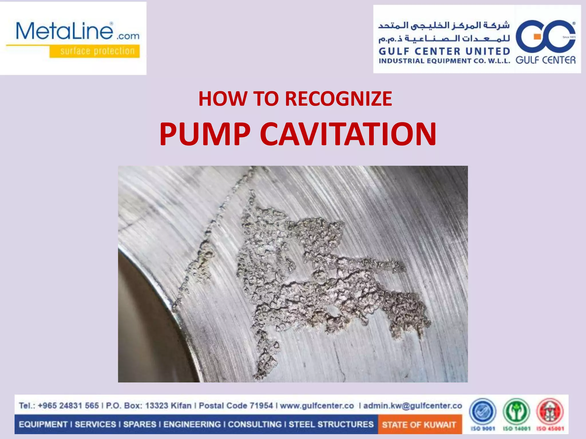 Know all about Pump cavitation & how to prevent it ! | PPTX