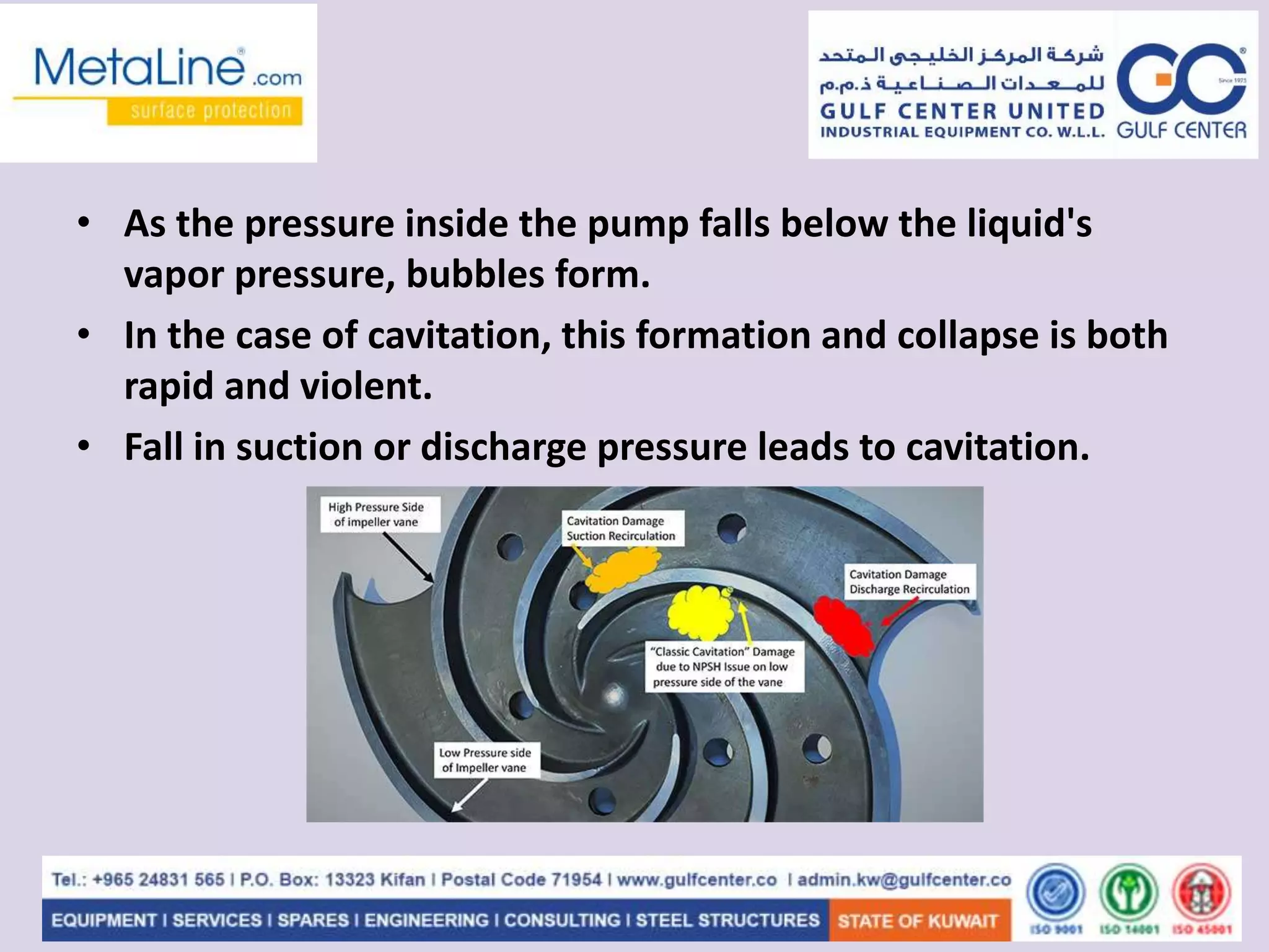 Know all about Pump cavitation & how to prevent it ! | PPTX