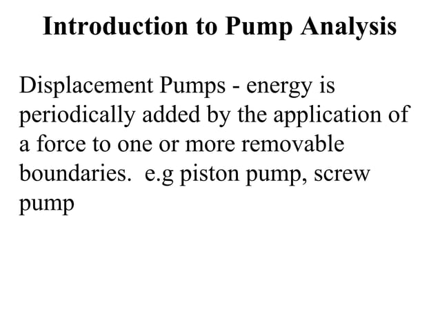 Pump design presentation | PPT