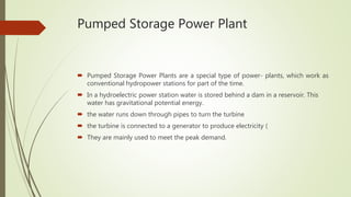 Pumped storage hydro power plant | PPTX
