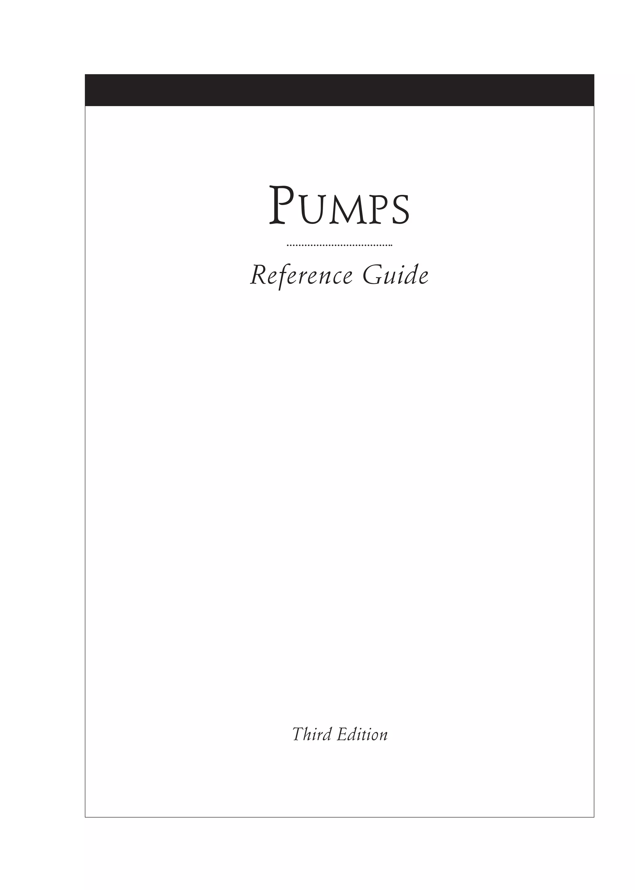Pump Handbook | PDF