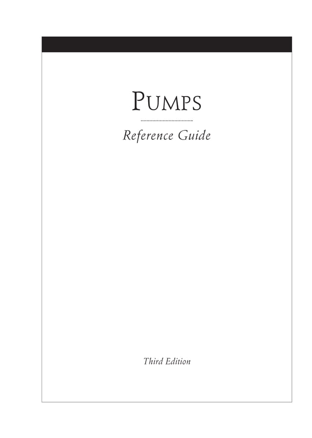 Pump Handbook | PDF