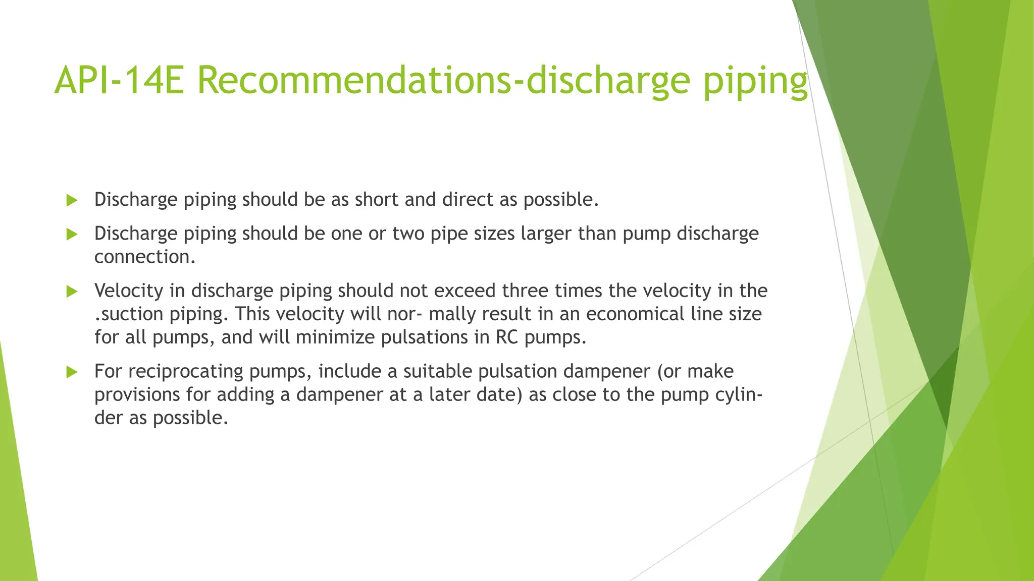 Pump Hydraulic Calculations API-14E, GPSA and PEM | PDF