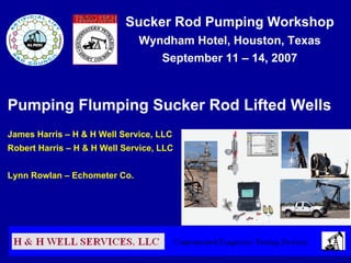 Pumping Flumping Wells Pumping Flumping Wells | PDF