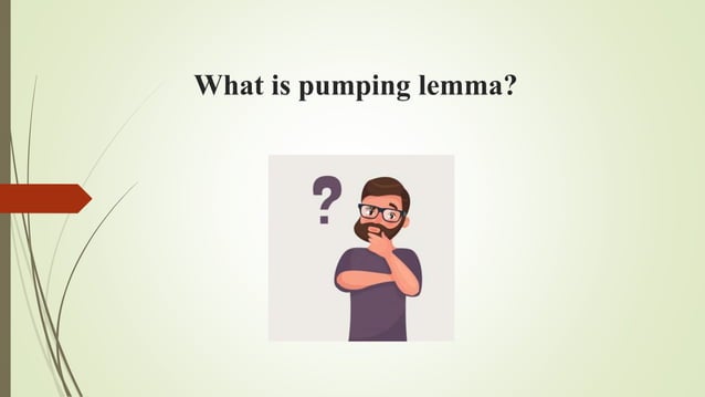 Pumping lemma | PPTX | Programming Languages | Computing