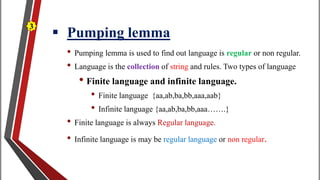 pumping lemma Subject Theory of Automata.pptx