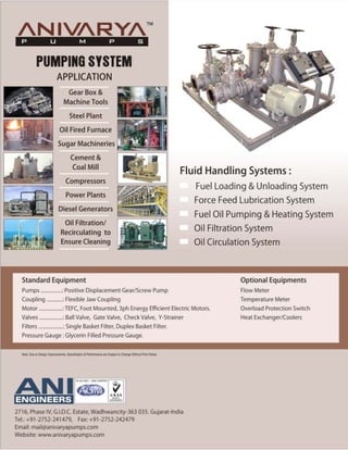 Pumping system | PDF