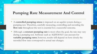 Pumping test | PPTX