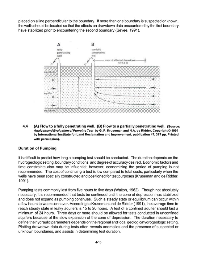 Pumping tests, epa guidance | PDF