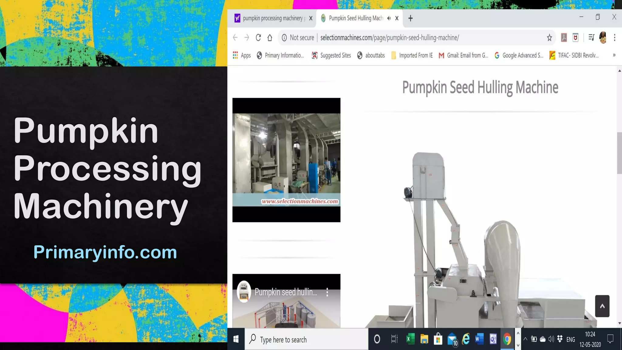 Pumpkin processing-machinery | PDF