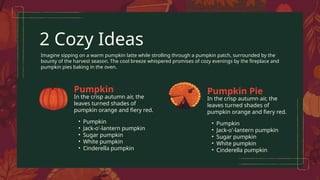 Pumpkin Autumn Background Slides presentación.pptx