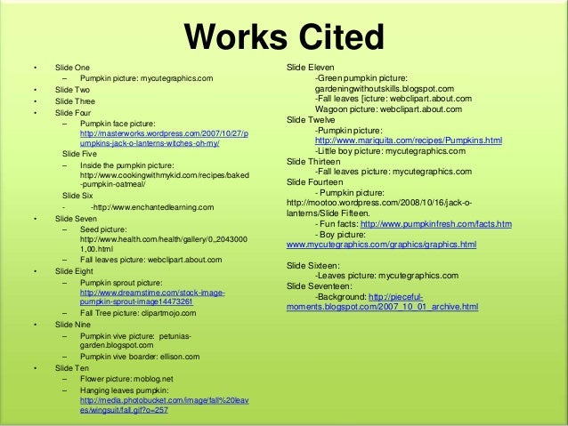 The Life Cycle of a Pumpkin