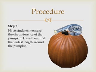 Pumpkin π: A Multi-Grade Math Activity | PPTX