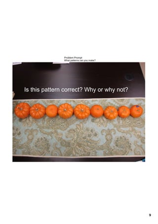 Pumpkins, Patterns and Problem Solving | PDF