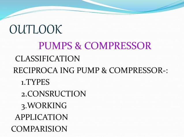 Pump n compressor | PPTX
