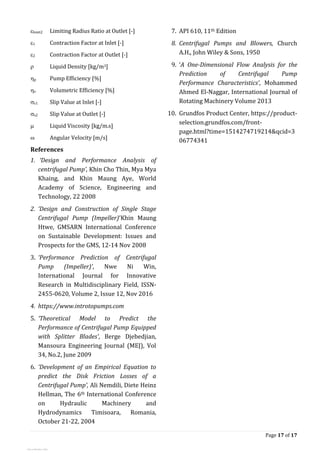 Predicting Performance Curves of Centrifugal Pumps in the Absence of OEM Data | PDF