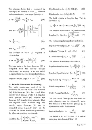 Predicting Performance Curves of Centrifugal Pumps in the Absence of ...