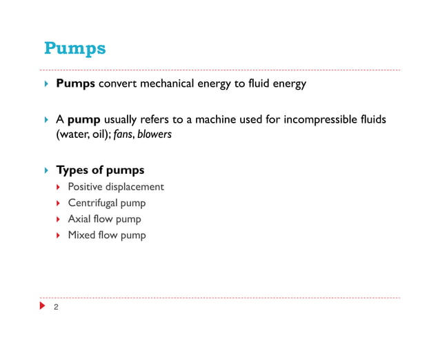 Pumps | PDF