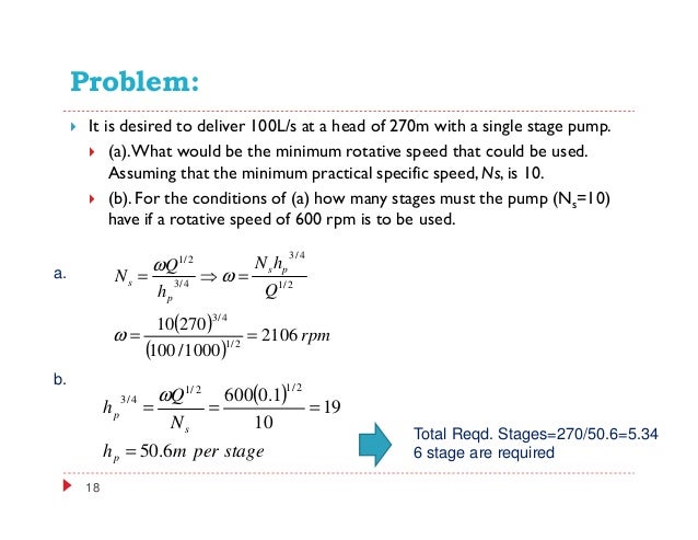 Specific speed ns calculator - vividmilo