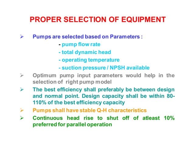 Generally Pumps classification done on the basis of its mechanical configuration and their ...