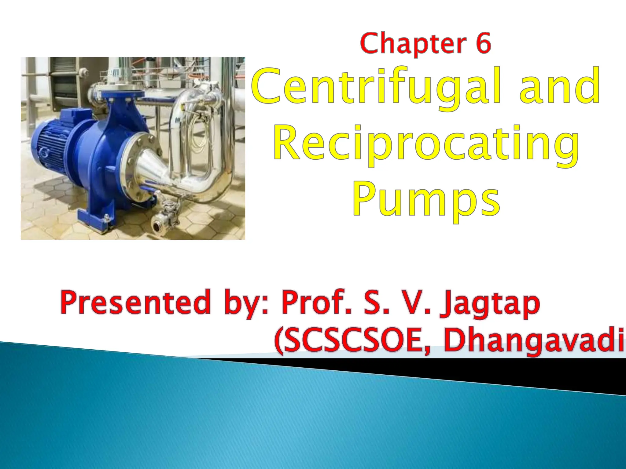 Pumps.pptx centrifugal and reciprocating pumps | PPT