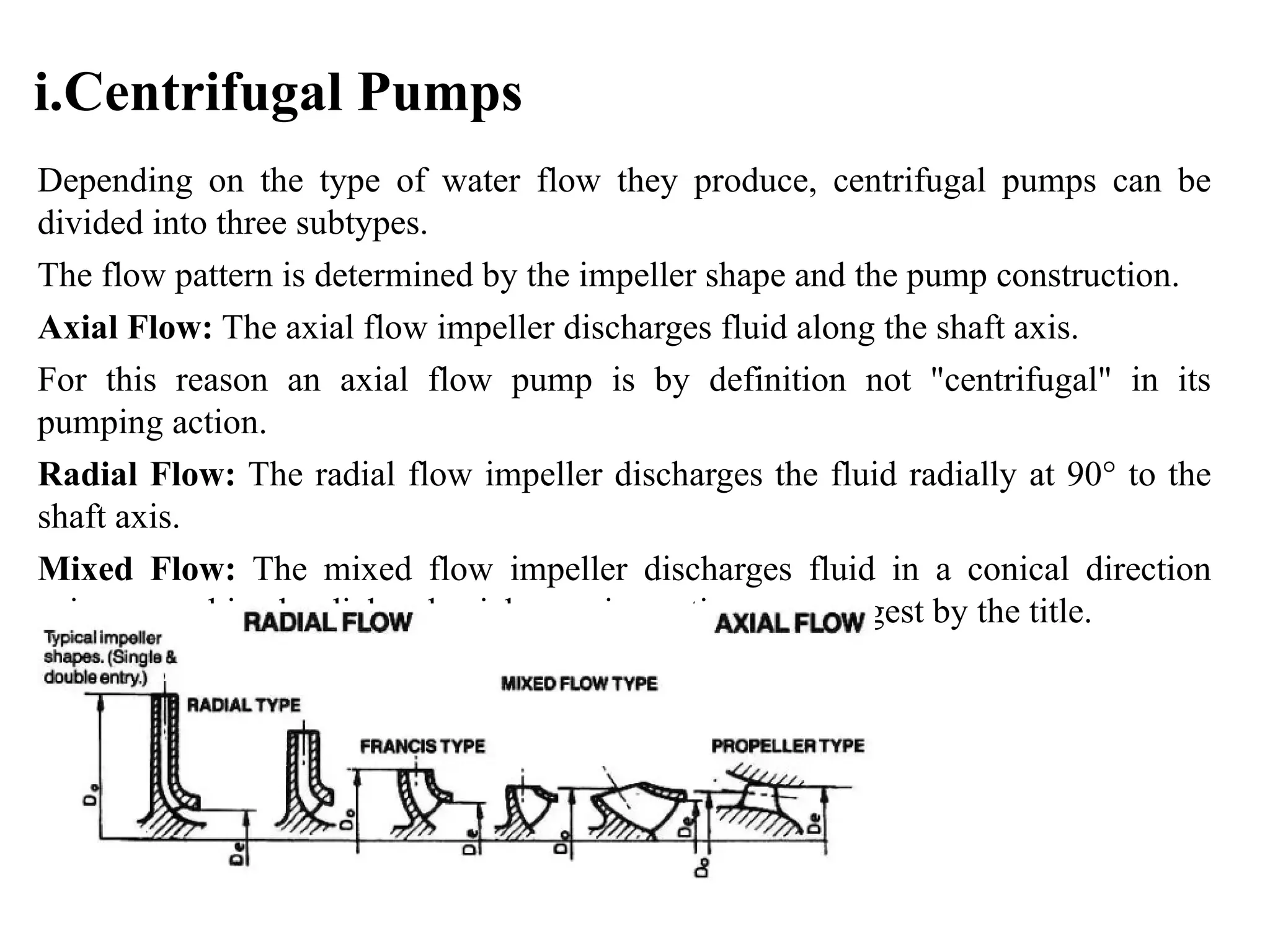 pumps, its types, performance characteristics | PPTX