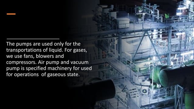 Pumps and Types of Pump- Fluid Mechanics | PPTX