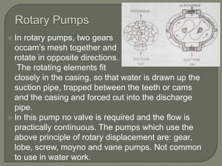 Pumps and pipes | PPTX