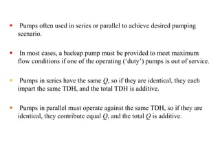 Pumps and pumping system | PPTX
