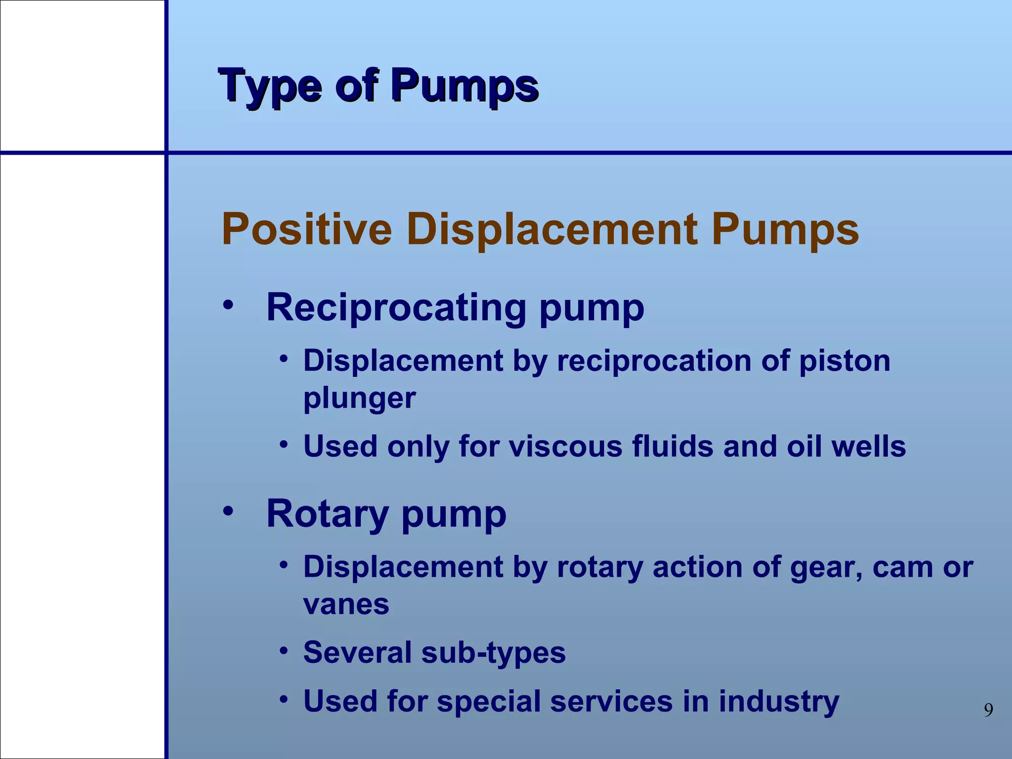 Pumps and pumping systems | PPT