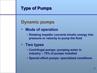 Pumps and pumping systems | PPT | Technology & Computing