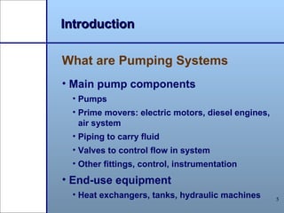 Pumps and pumping systems | PPT