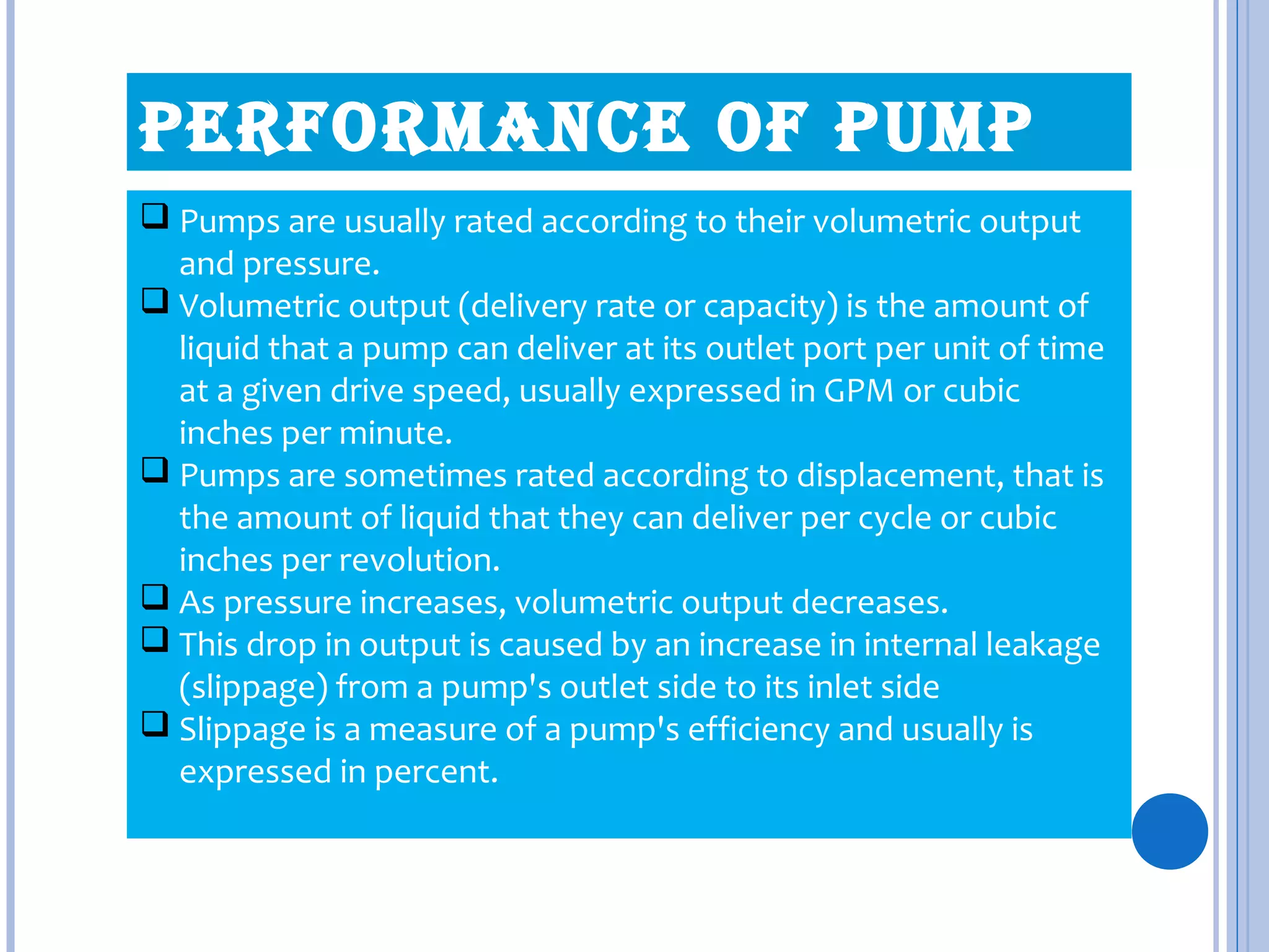 Pumps in chemical engineerimg | PPT