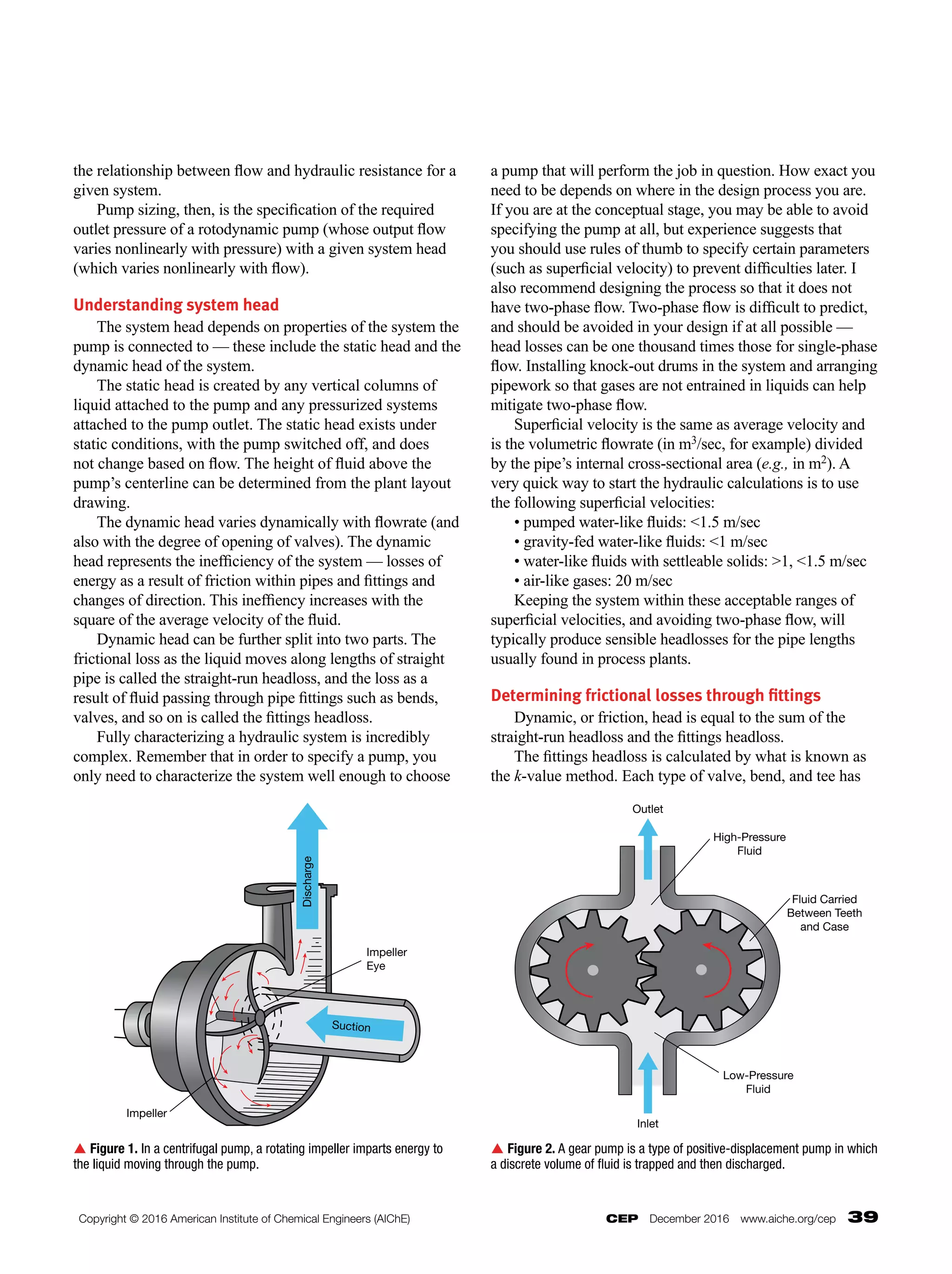 Pump sizing basics | PDF