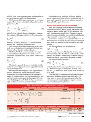 Pump sizing basics | PDF