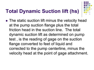 Pump specification | PPTX