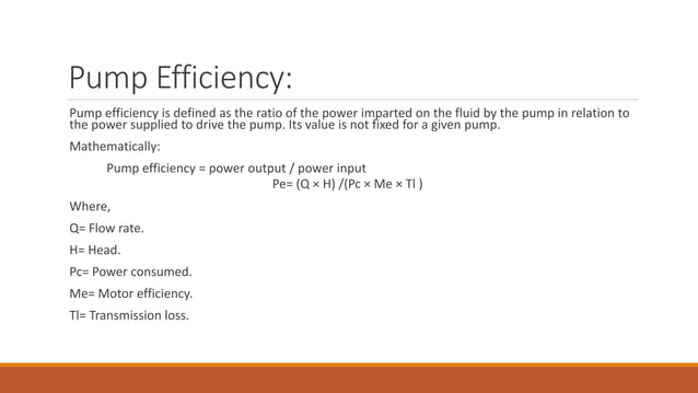 Pumps presentation | PPTX