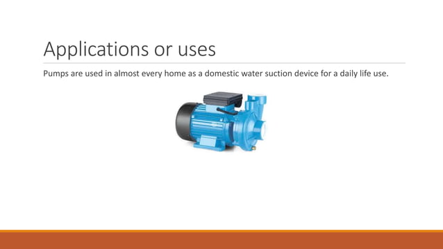 Pumps presentation | PPTX