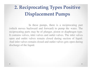 Pumps and types, Npsh, centrifugal pump | PDF