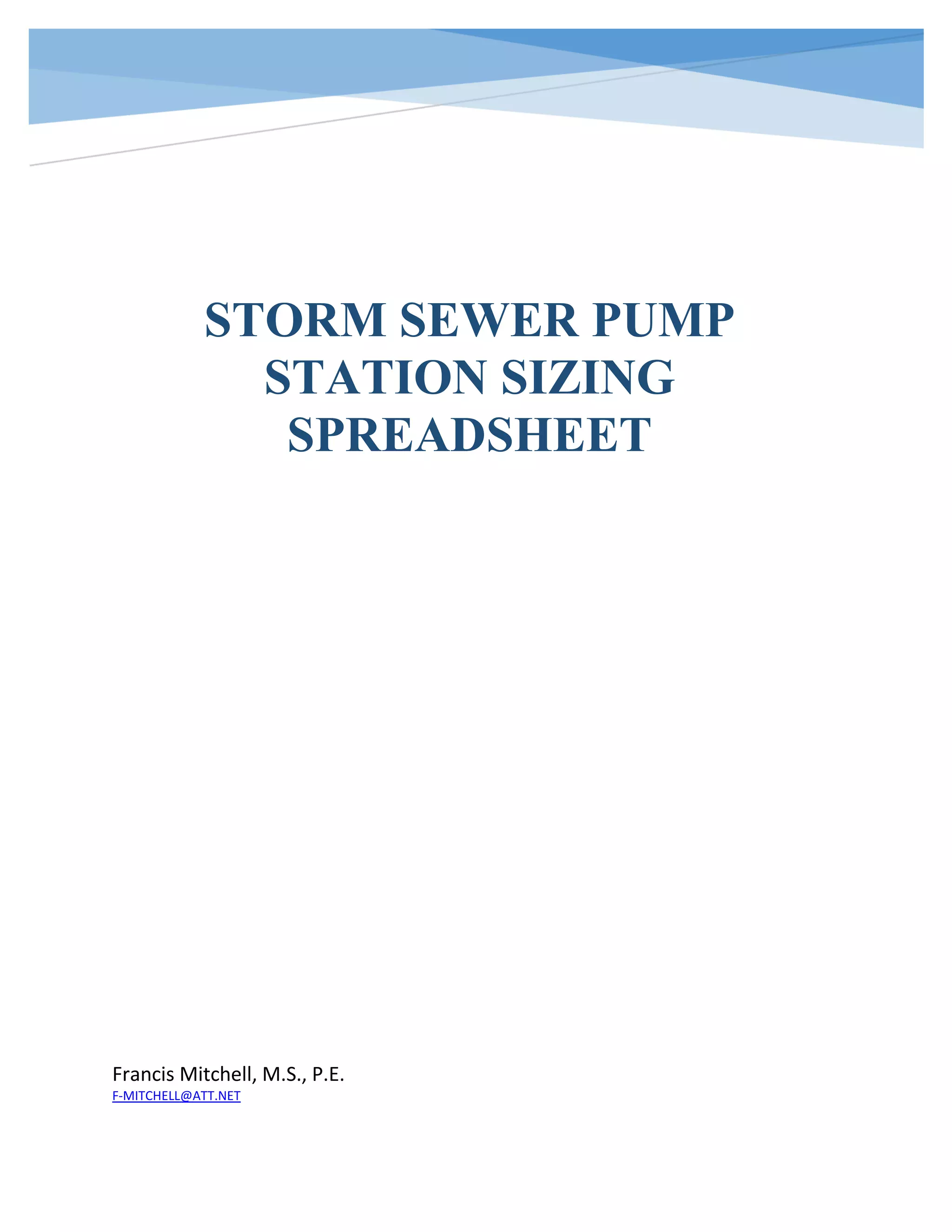 Pump station design manual | PDF