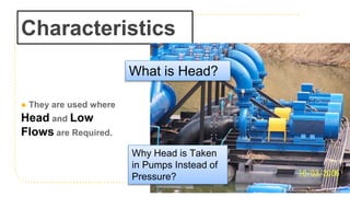 Pumps, Types of Pumps, Classification of Pumps and Characteristics of ...