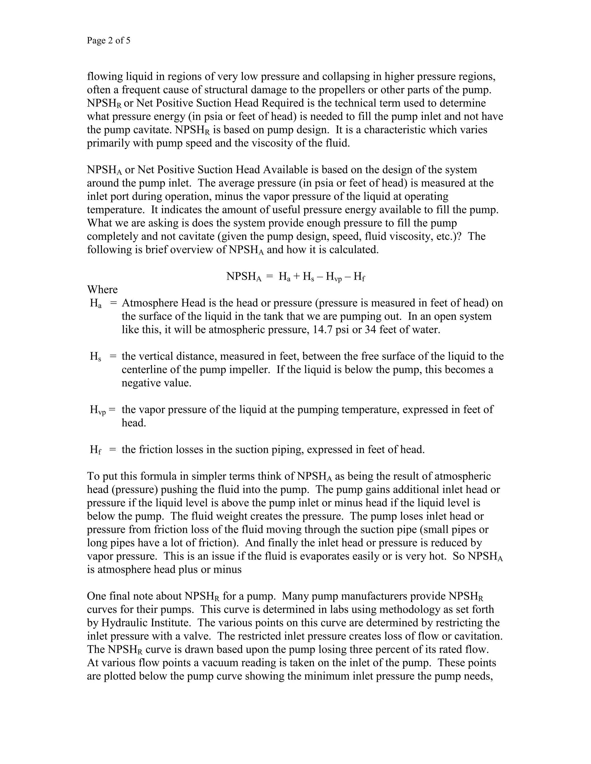 Pump suction piping rules | PDF