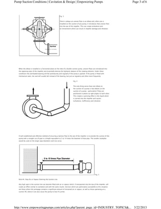 Pump suction piping rules | PDF