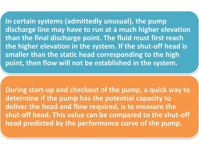 Calculation Of Pump Head | PPTX
