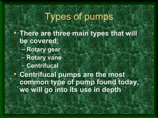 Pump theory | PPT