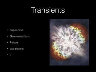 Python User Group November 2013, SQL(alchemy) and transient detection | PPT