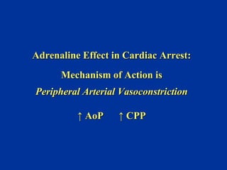 Rethinking Adrenaline in Cardiac Arrest | PPTX