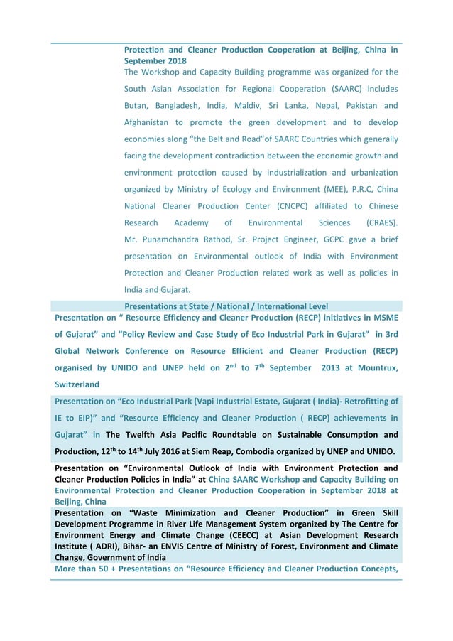 Punamchandra rathod GCPC Biodata | PDF