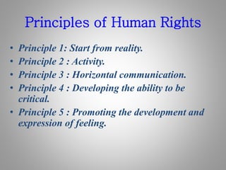 HUMAN RIGHTS IN ASPECTS OF EDUCATION | PPT